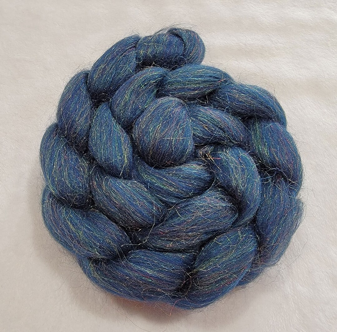 Glitzy Ocean - Merino/rainbow Dyed Trilobal Nylon - 70/30 - 100 Grams ...