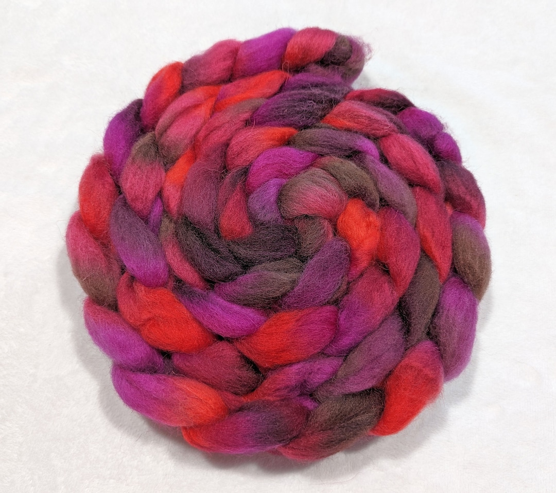 Saturn - Space Dyed South American Wool - 100 Grams/3.5 Ounces - Top ...