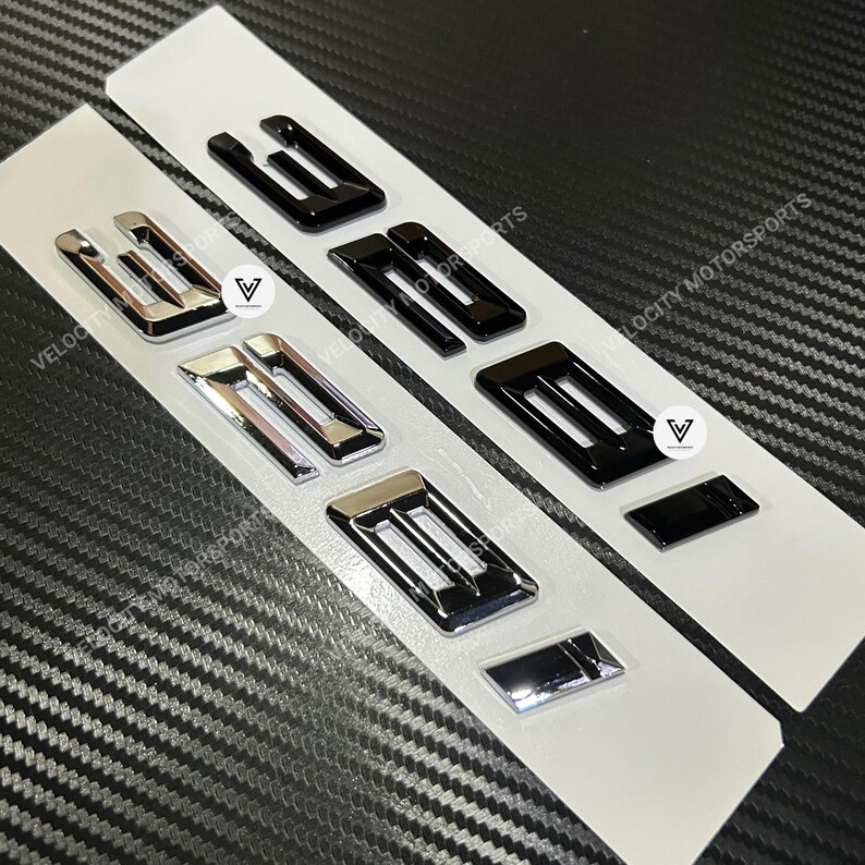328i Rear Emblem for 3 Series Trunk Sticker Decal Badge Emblem - Gloss ...
