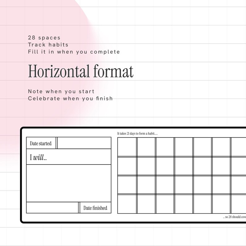 Pixel Habit Tracker Printable | Digital & Thermal Printer Templates ...