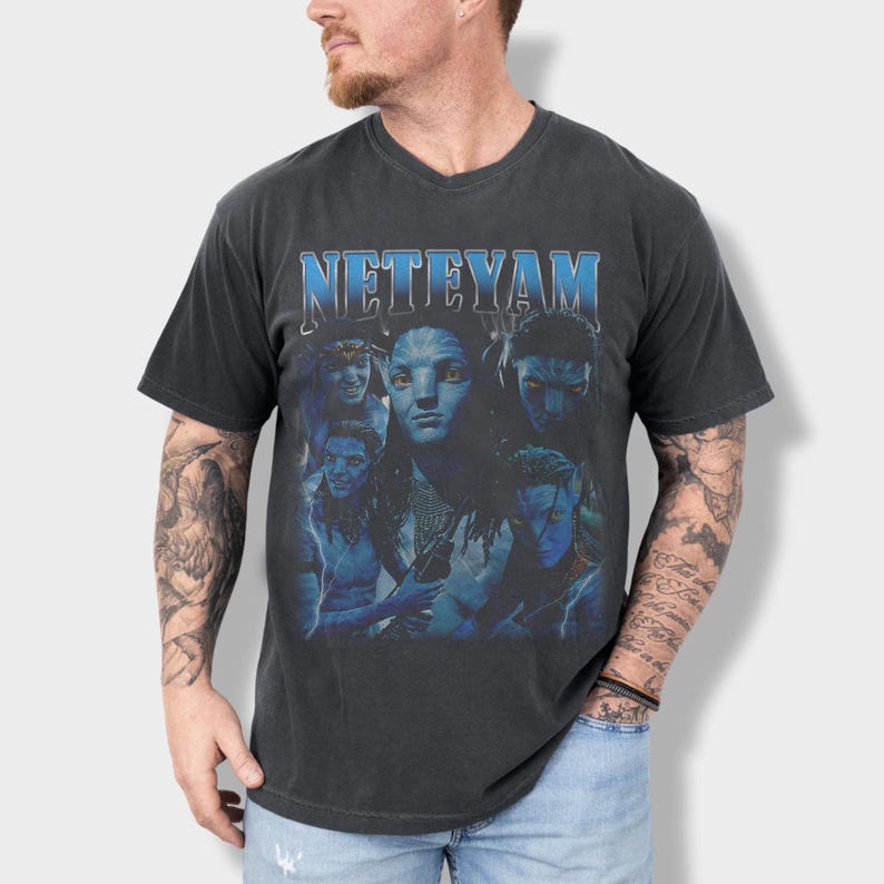 Avatar Fire and Ash Neteyam T-shirt | Pandora Movie Fan Shirt | Avatar ...