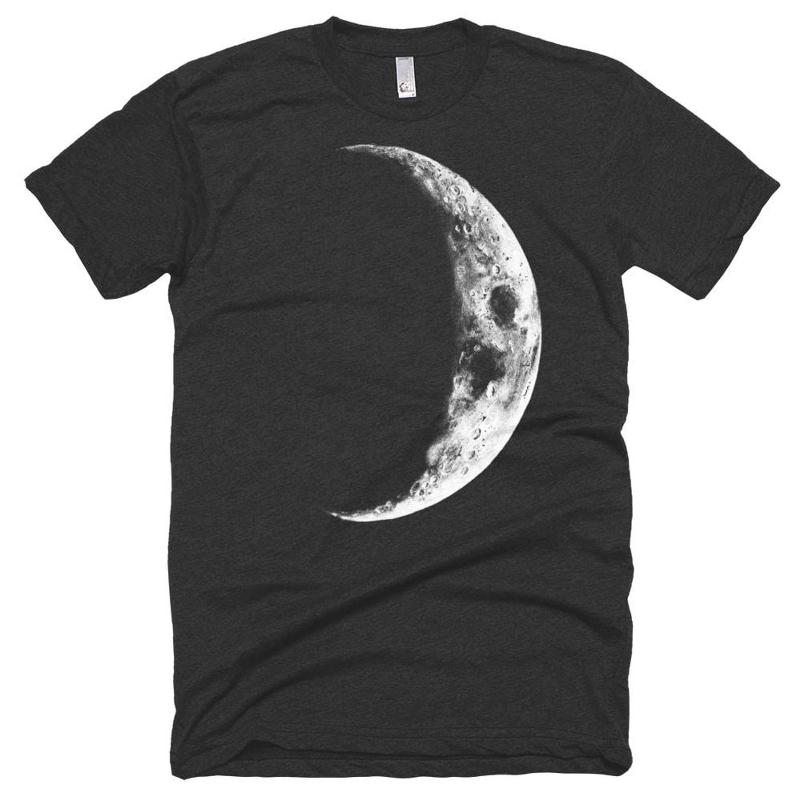 Crescent Moon T Shirt Alternative Apparel Womens Clothing - Etsy
