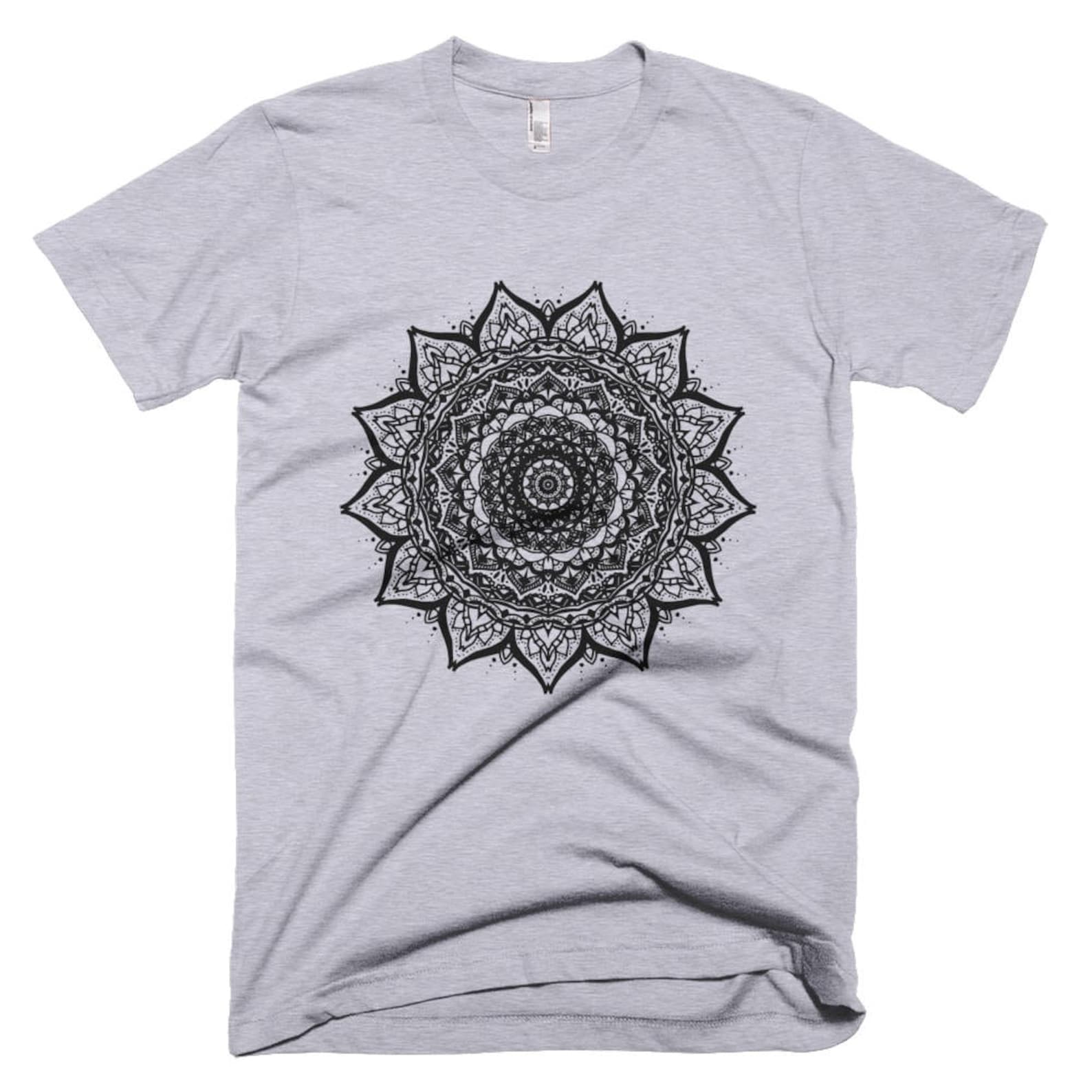 Mandala T Shirt Womens Clothing Womens Tshirt American | Etsy