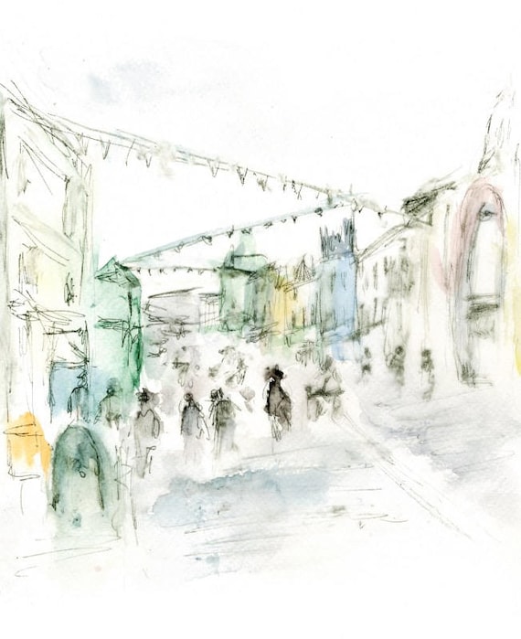 Watercolor Painting Watercolor Print Watercolor Art Prints - Etsy