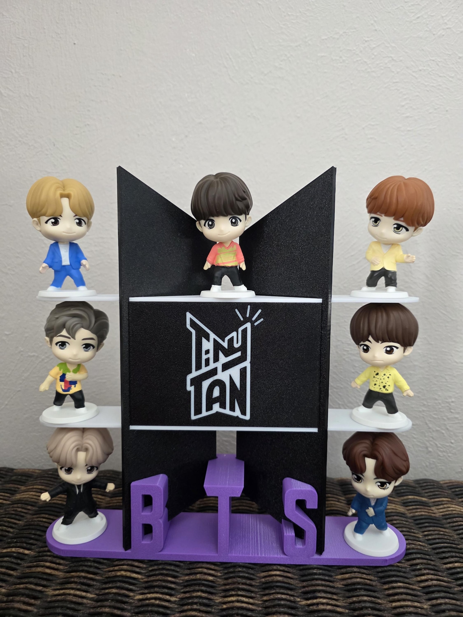 Display Stand for BTS Tinytan Figures. Stand or Wall Mount - Etsy