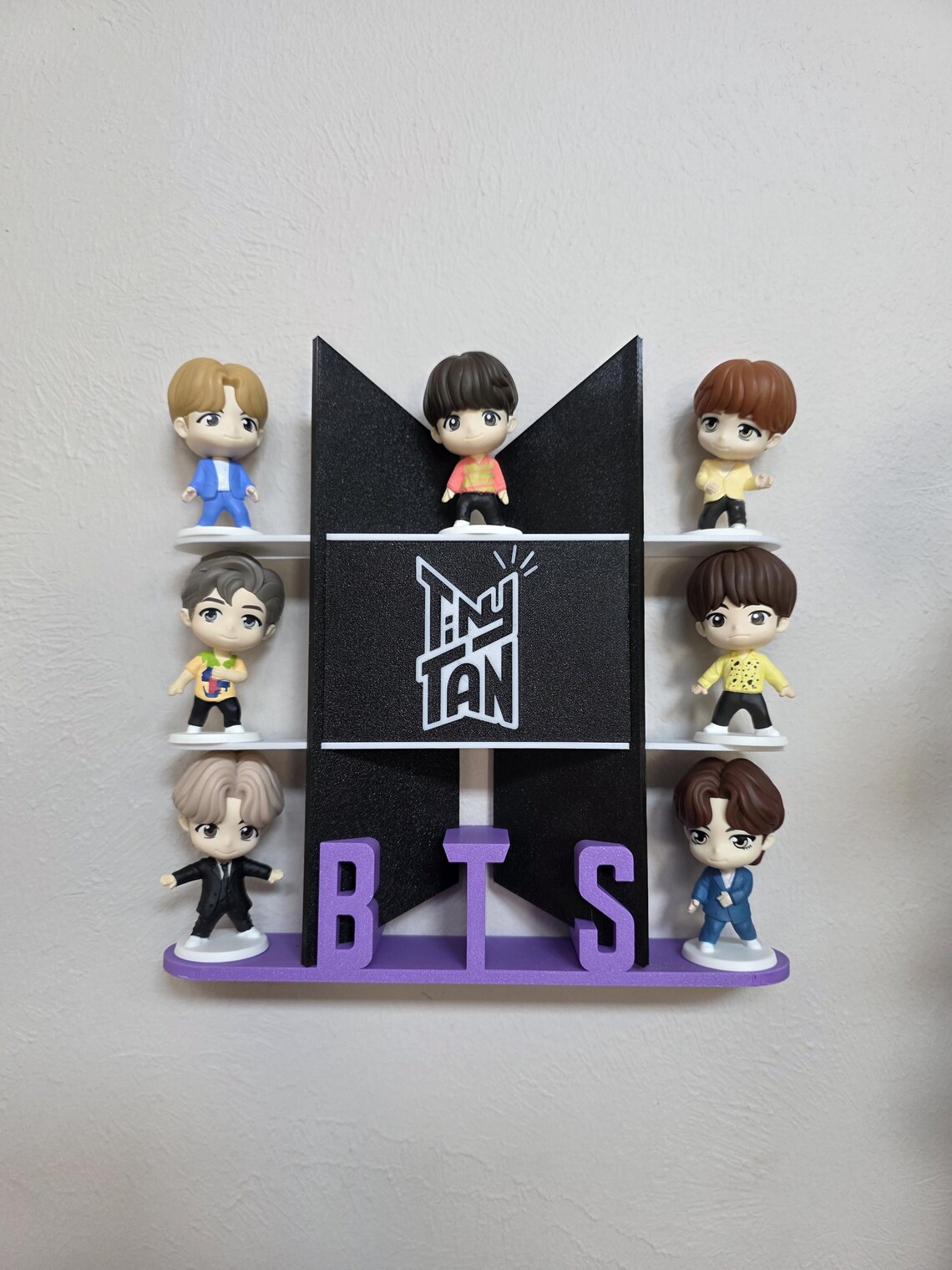 Display Stand for BTS Tinytan Figures. Stand or Wall Mount - Etsy