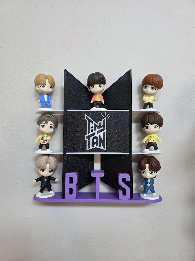 Display Stand for BTS Tinytan Figures. Stand or Wall Mount - Etsy