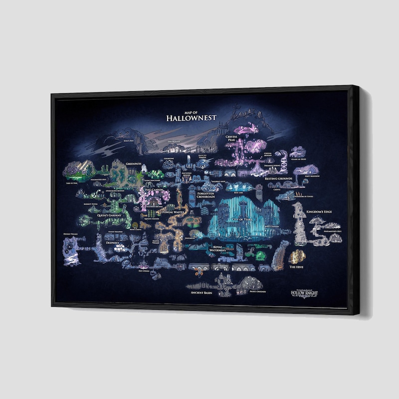 Silksong Poster Map - Etsy