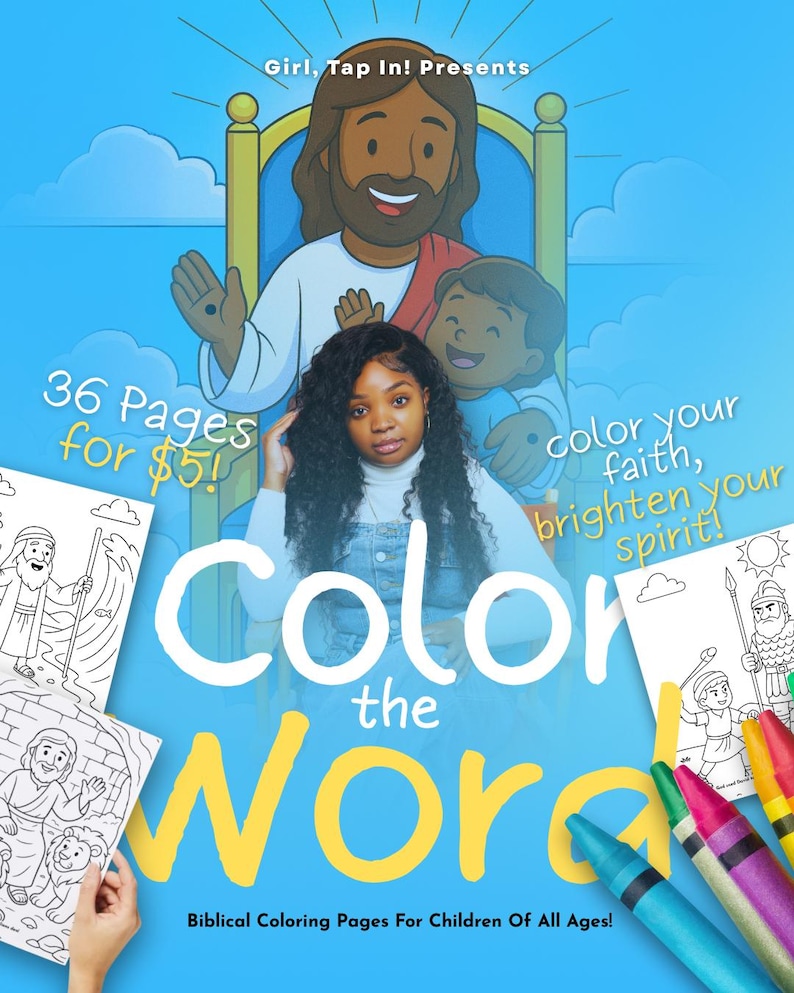 Color the Word! Christian Coloring Pages for Children of All Ages! | 36 ...