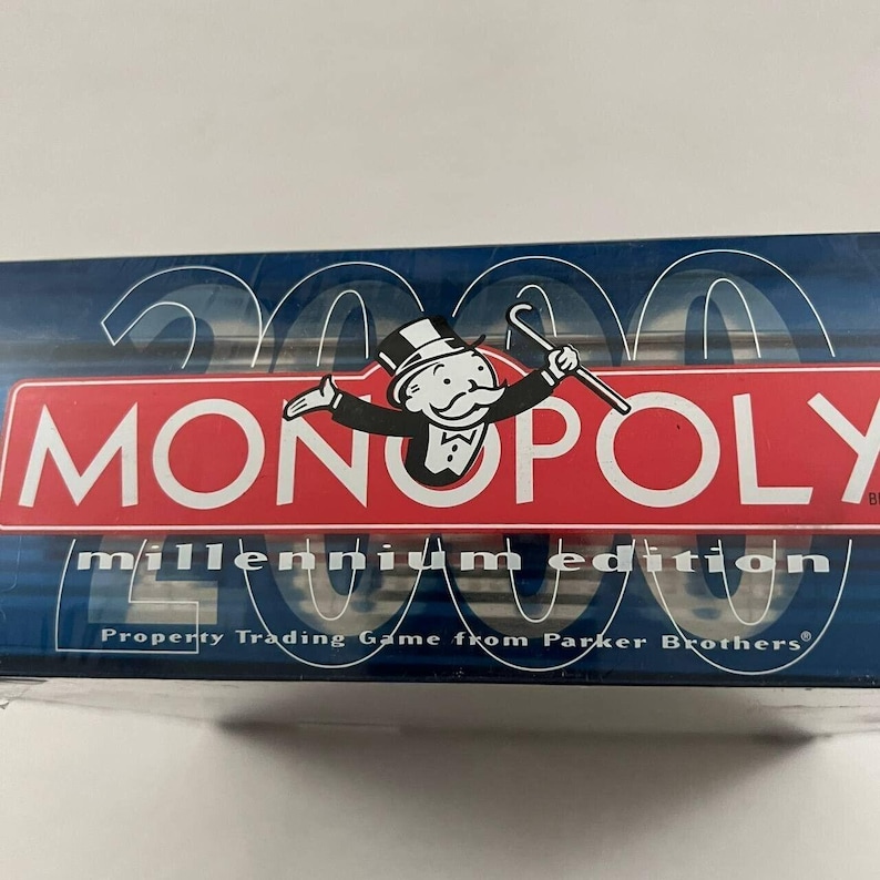 Vintage Monopoly Millennium 2000 Edition Collectors Tin Board Game ...