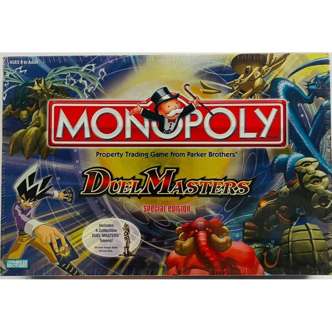 Vintage Monopoly Duel Masters Special Edition Property Trading Game New ...