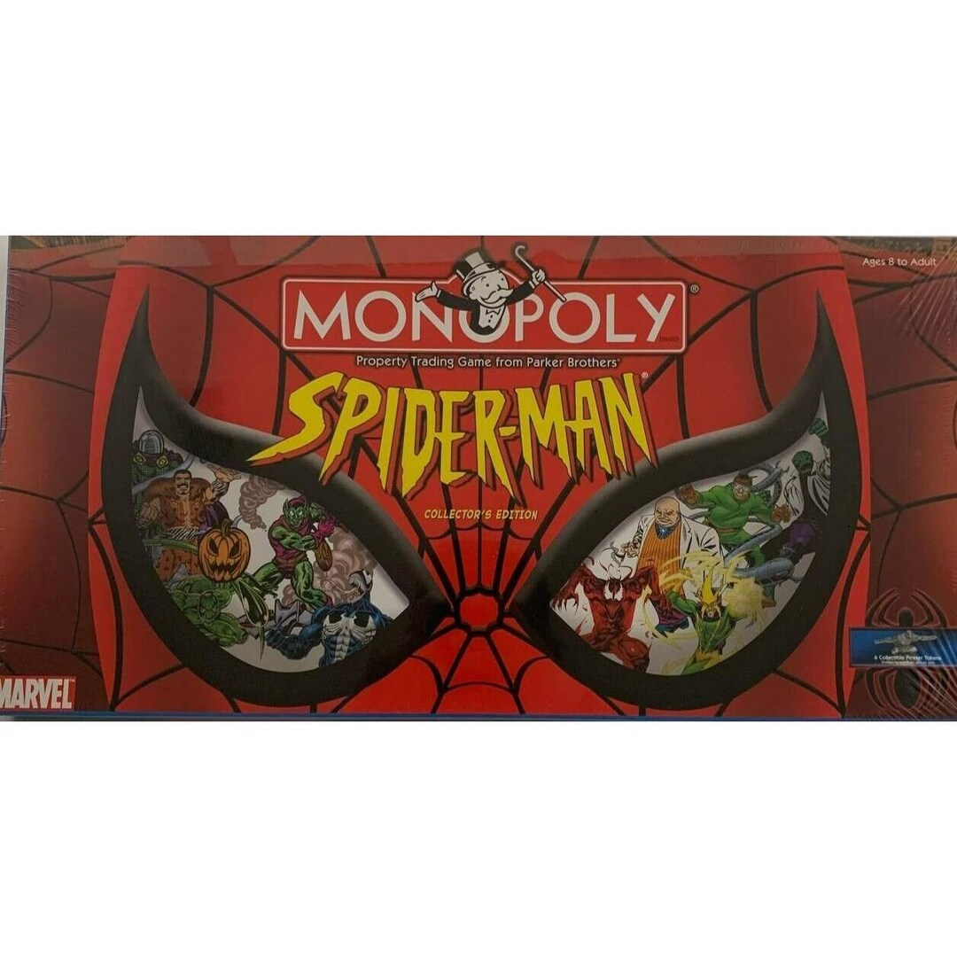 Vintage Monopoly Spider-man Collector's Edition 2002 Board Game Hasbro ...