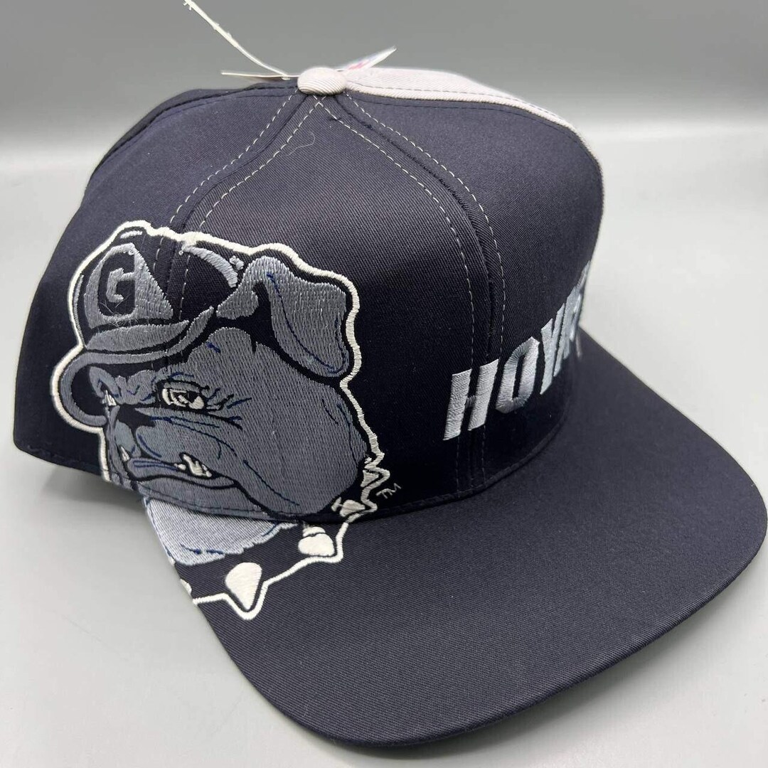 Vintage Georgetown Hoyas Hat Men Black Gray NCAA Snap Back Cap New - Etsy