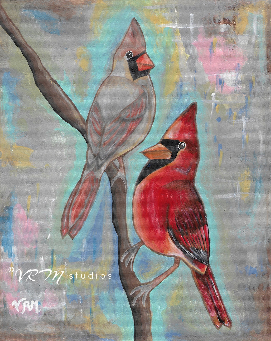 Mr and Mrs C - Folk Art Print - Mexican Folk Art - Southwestern Art ...