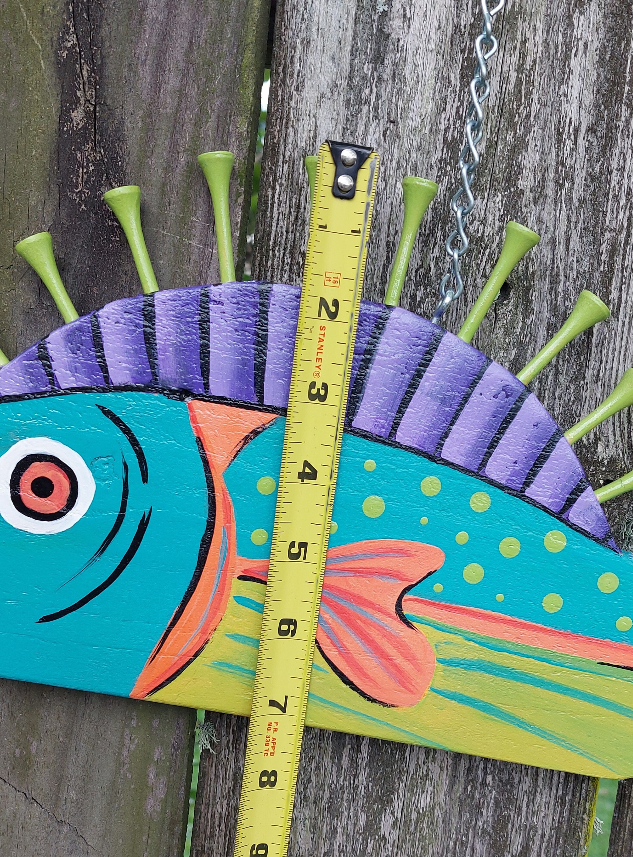 Fish, Spiky Fish, Yard Art, Garden Art - Etsy
