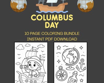 columbus day coloring sheet