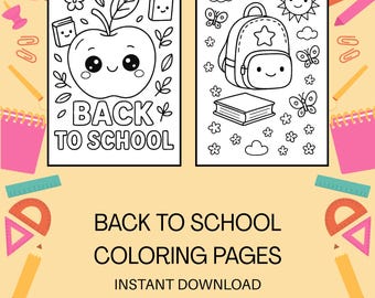 easy back to school coloring pages kindergarten