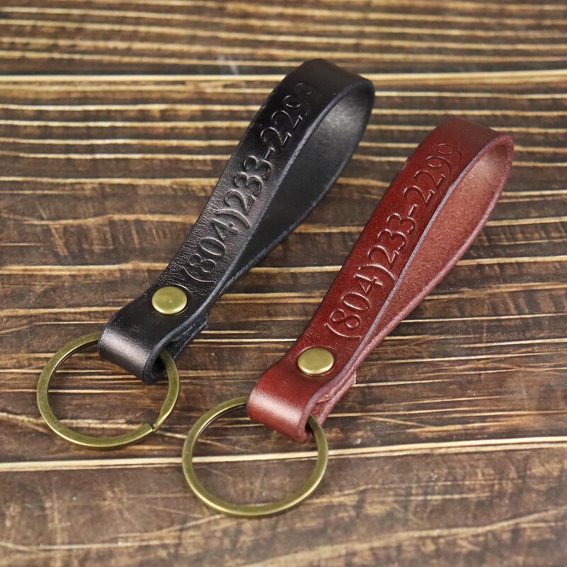 Leather Key Strap - Etsy