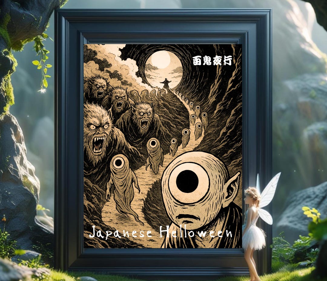 Puzzle - Japanese Halloween Ghosts and Yokai - 120, 252, 500-piece ...