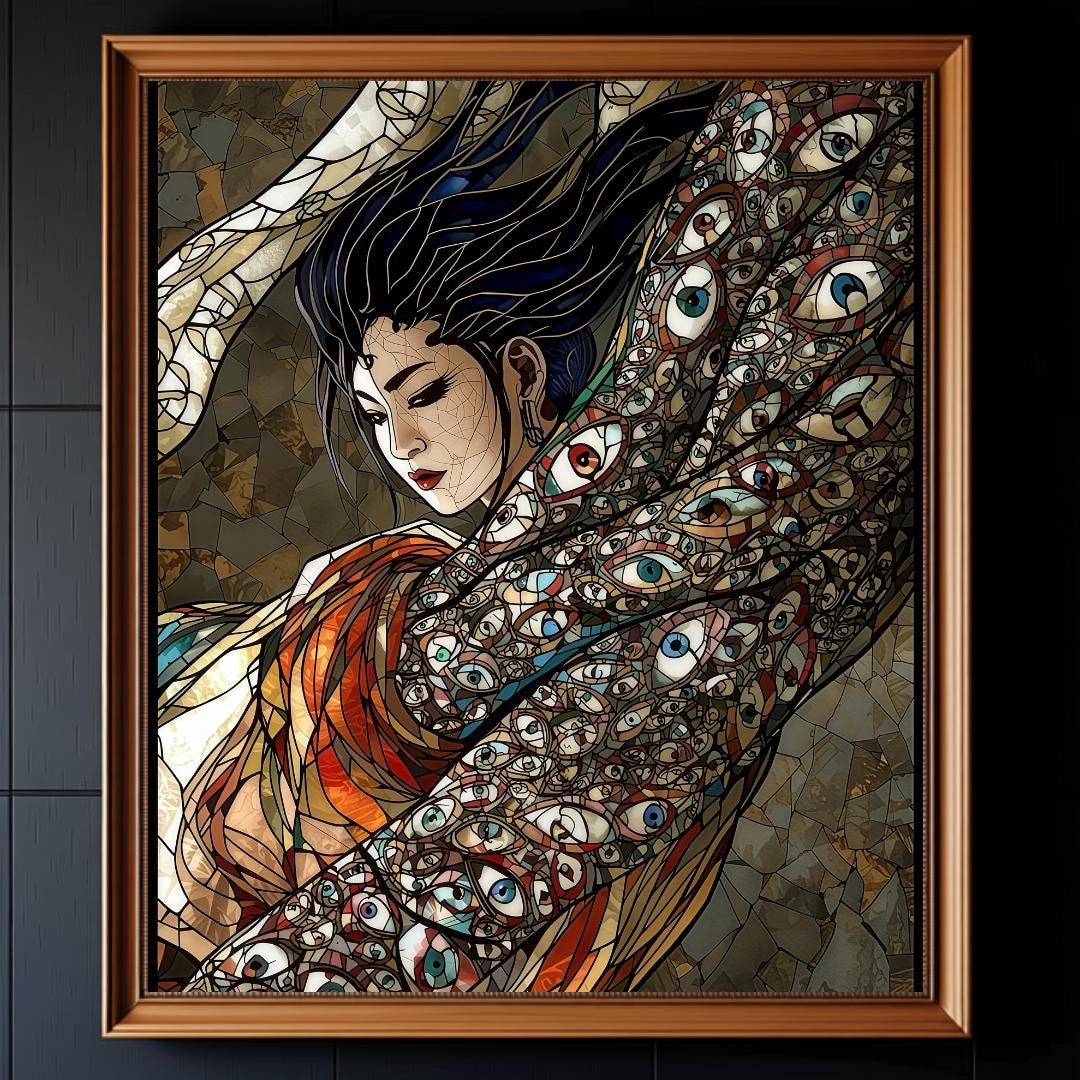 Dodomeki Stained Glass Japanese Yokai Puzzle 110~1014 Piece | Nihonga ...