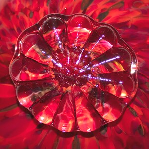 Pond Floats. Red Blown Glass. Available in 3 Inches, 4 Inches, 5 Inches ...