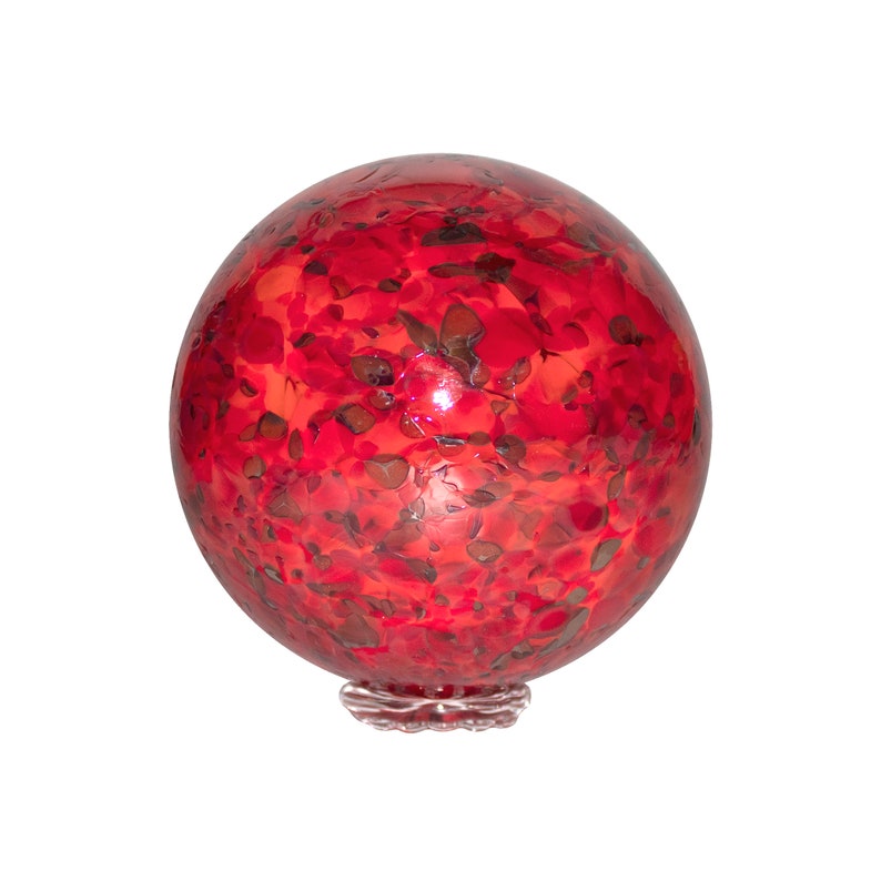 Pond Floats. Red Blown Glass. Available in 3 Inches, 4 Inches, 5 Inches ...