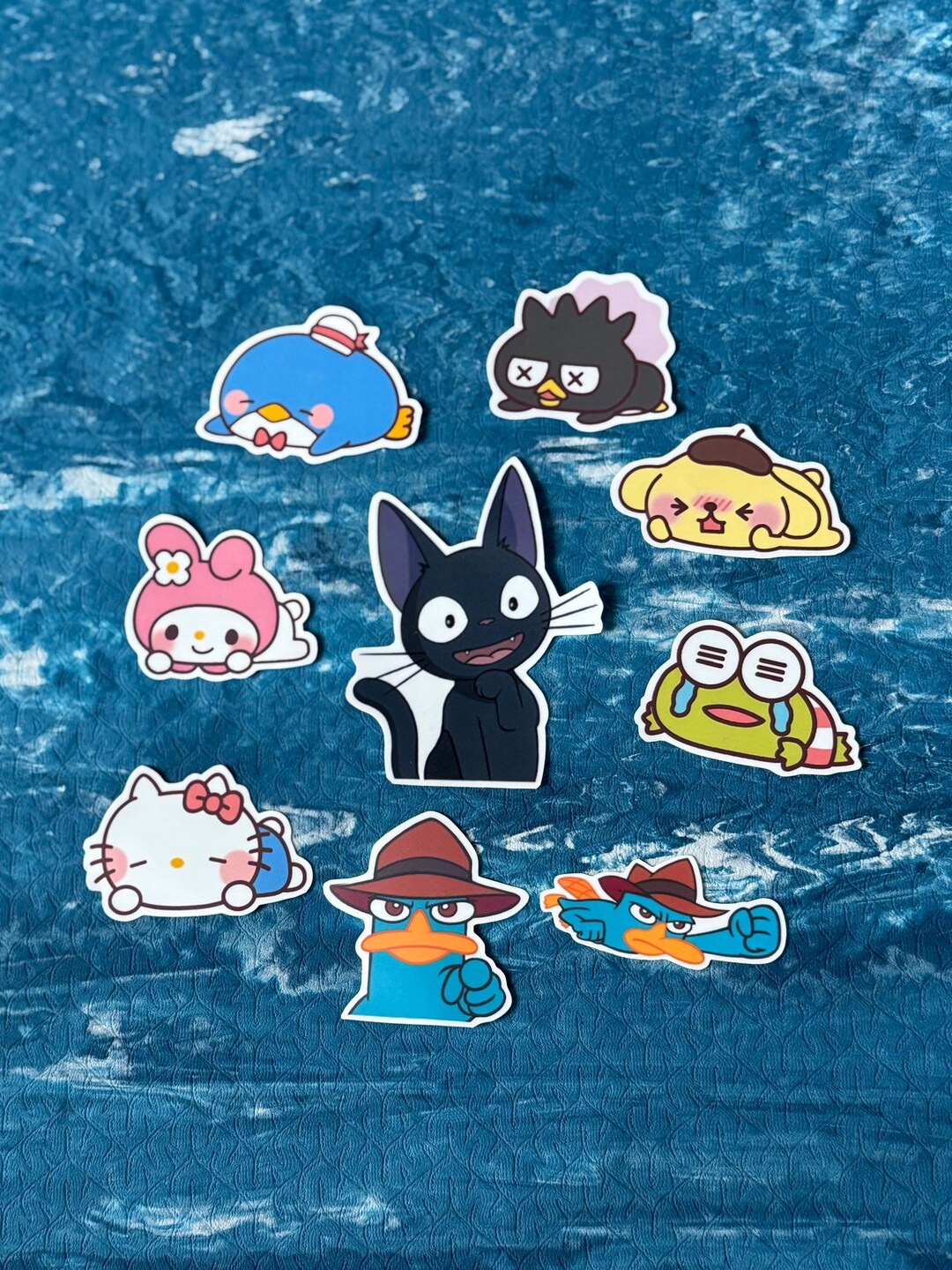 Cartoon Character Sticker Pack – Waterproof Matte Stickers Animated ...