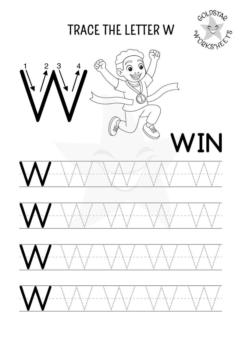 Tracing Worksheets for Preschool Kids - Etsy