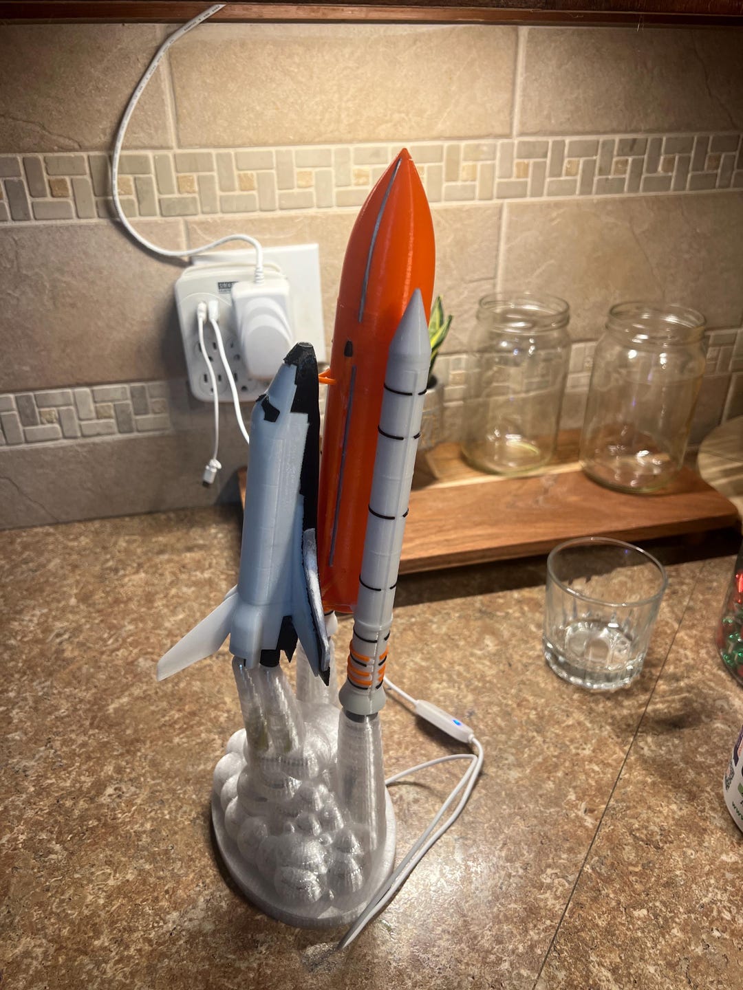 Space Shuttle Lamp - Etsy