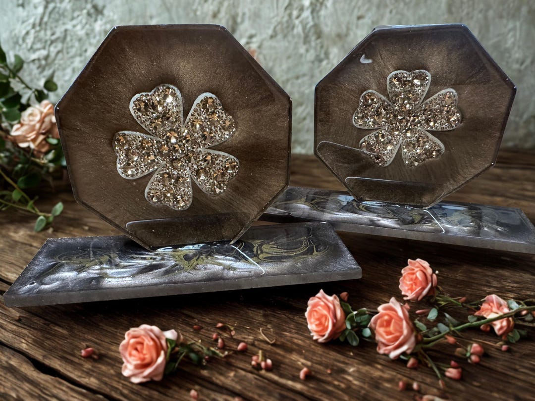 Handmade Resin Bookends - Etsy