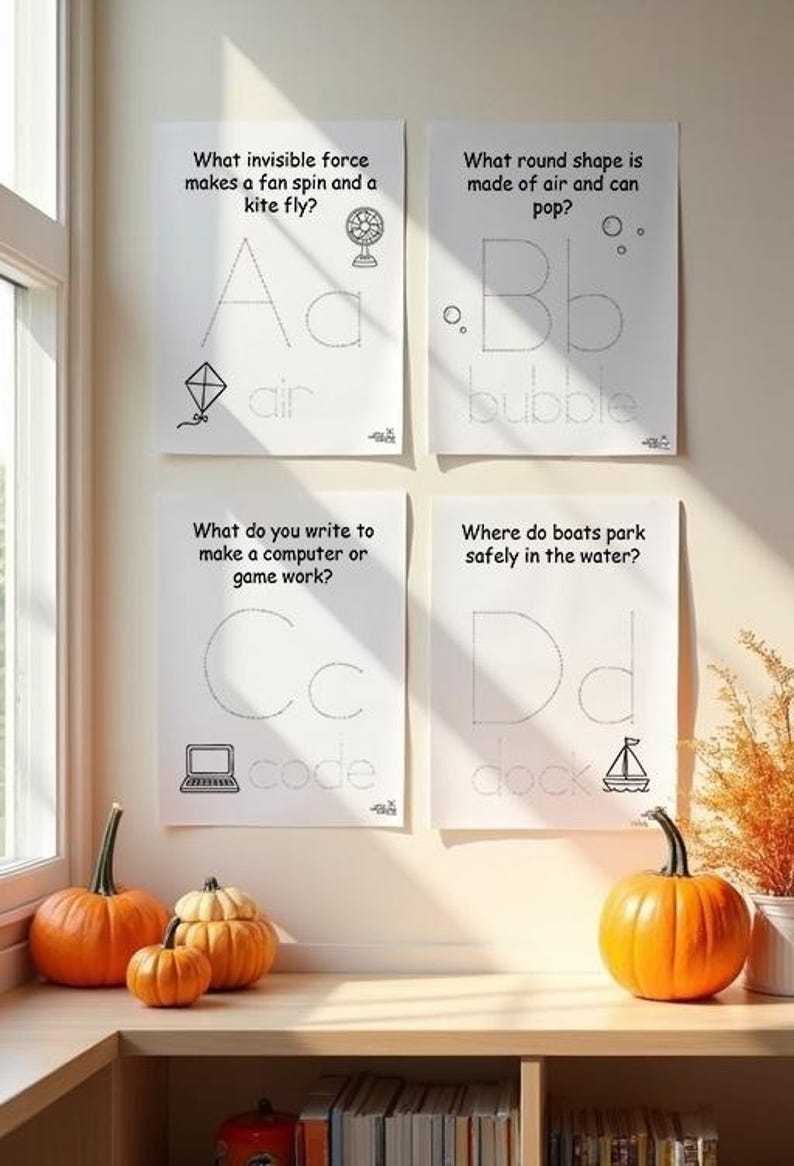 STEM Alphabet Worksheets Preschool & Kinder | Printable Full A–Z Set ...