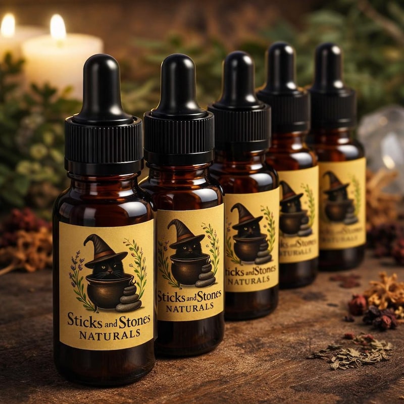 Essential Oil Dropper Set - Etsy