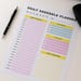 Minimalist Daily Planner Printable | Schedule Organizer, To-do List ...