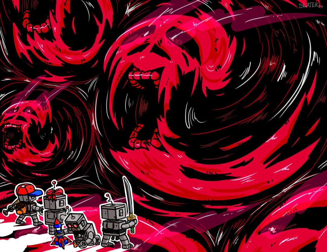 Earthbound (you Cant Grasp the True Form of Giygas) - 8.5x11" Fan Art ...