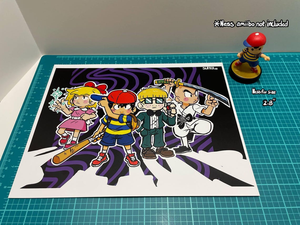 Earthbound (chosen 4) - 8.5x11" Fan Art Print - Etsy