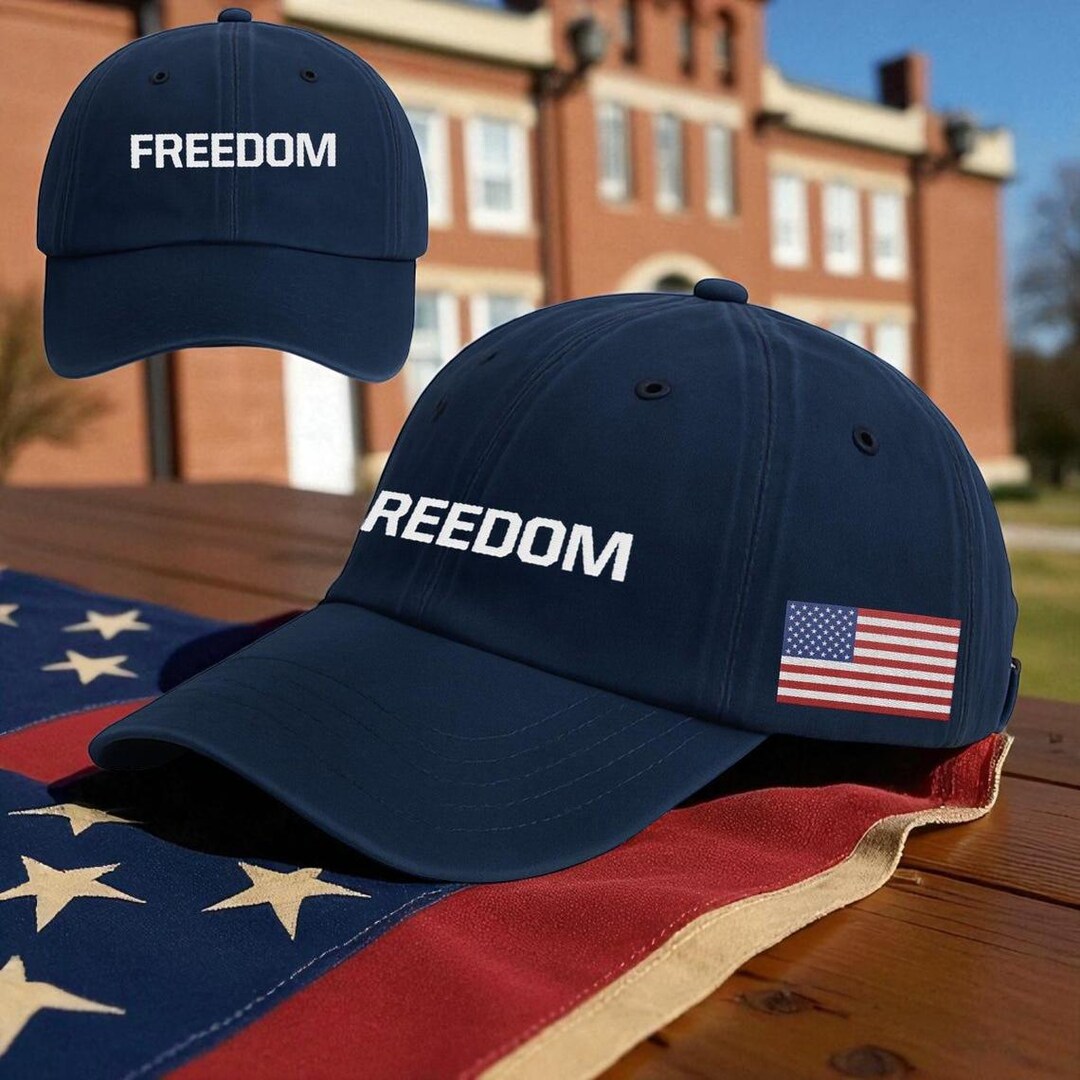 Freedom USA Flag Hat, 250th Anniversary Patriotic Cap ...