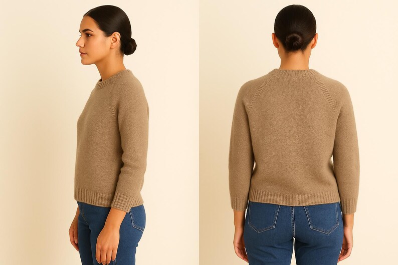 Juntu Sweater Knitting Pattern | Raglan Pullover PDF | Beginner ...