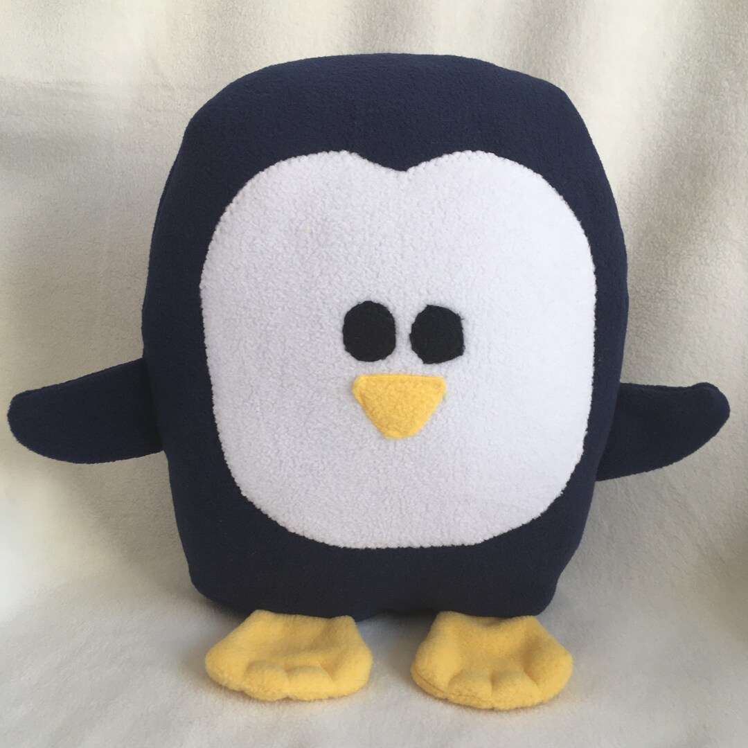 Navy Blue Penguin Plush / Add Personalization / Gift / Penguin Pillow ...