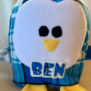 Detroit Lions Penguin Plush / Add Personalization / Gift / Penguin ...