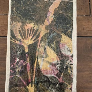 Rustic Botanical Print on Reclaimed Wood - Choose - Etsy