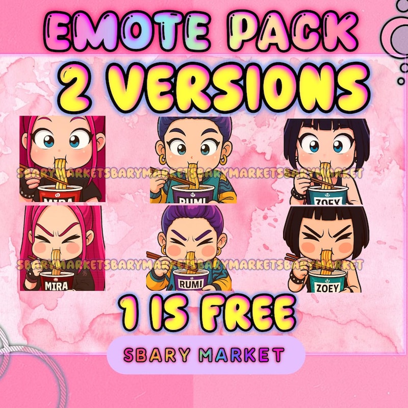 Kpop demon hunters emotes free - Etsy Italia