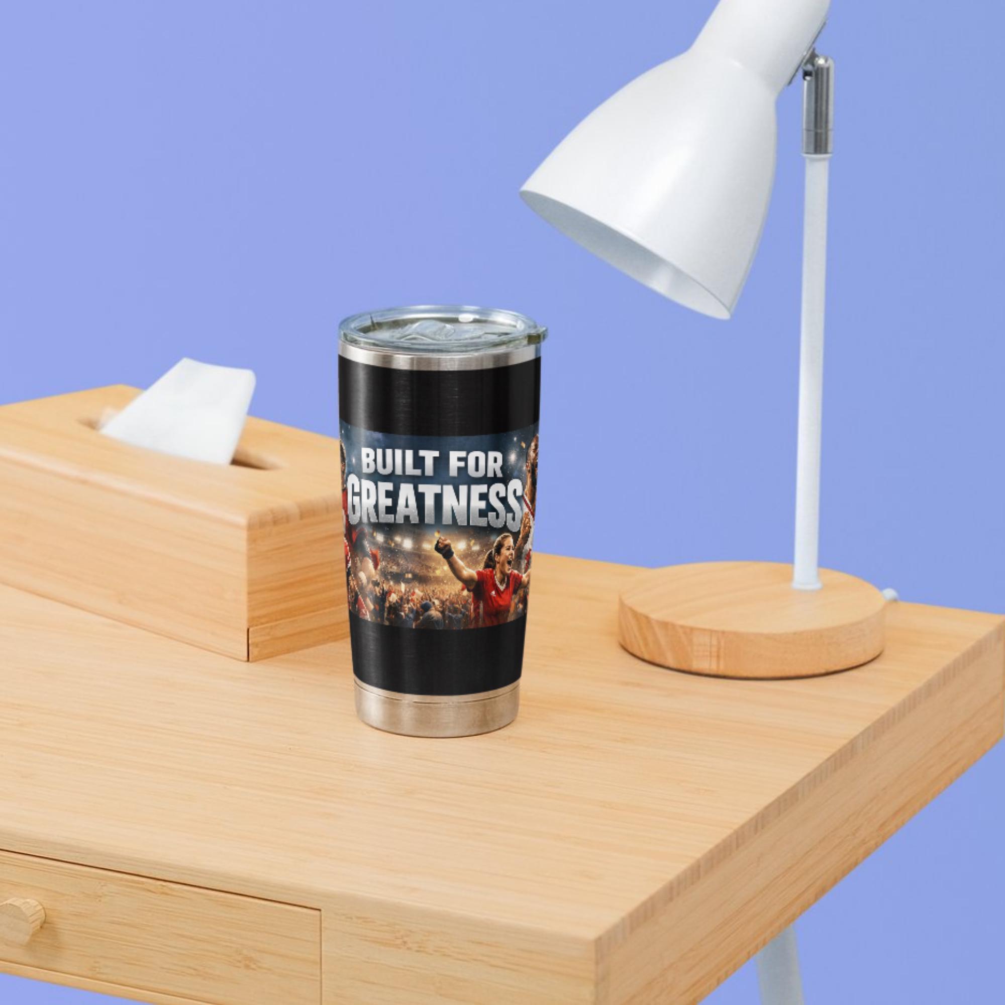 Built for Greatness Tumbler PNG | Motivational Sports Wrap Design ...