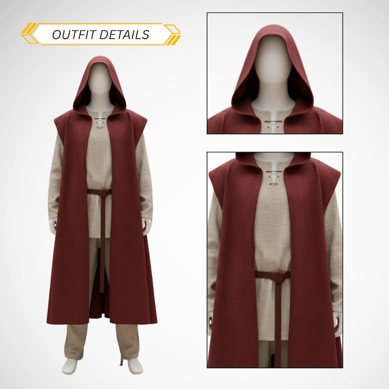 Green Medieval Open Front Cloak – Renaissance LARP Cape for Men - Etsy