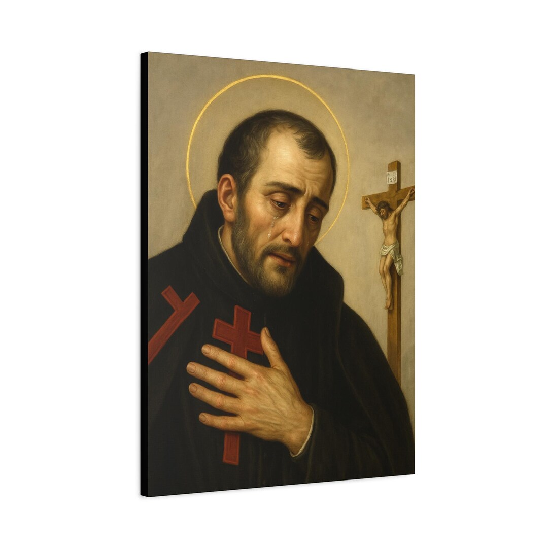 Saint Camillus De Lellis Canvas - Patron of the Sick and Hospitals Icon ...