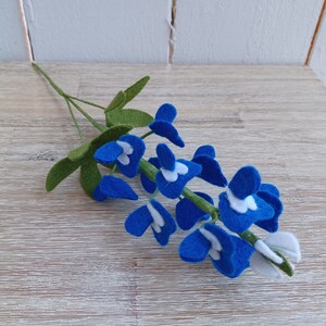 Felt Bluebonnet, Single Flower Stem - Etsy