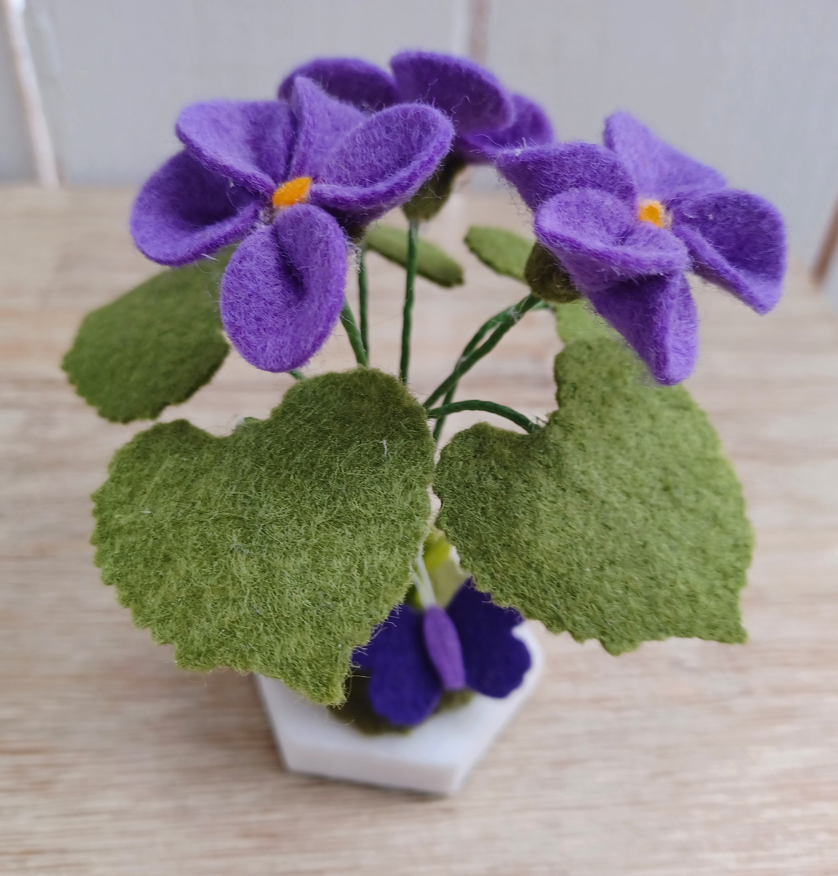 Blue Violets Bouquet