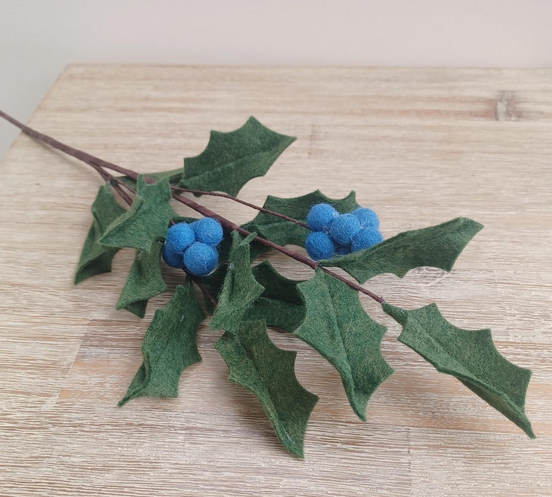Felt Native Oregon Grape Branch - Etsy