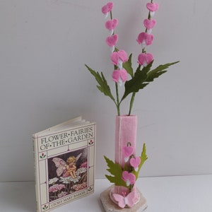 Felt Bleeding Heart Flower, Single Stem Dicentra - Etsy