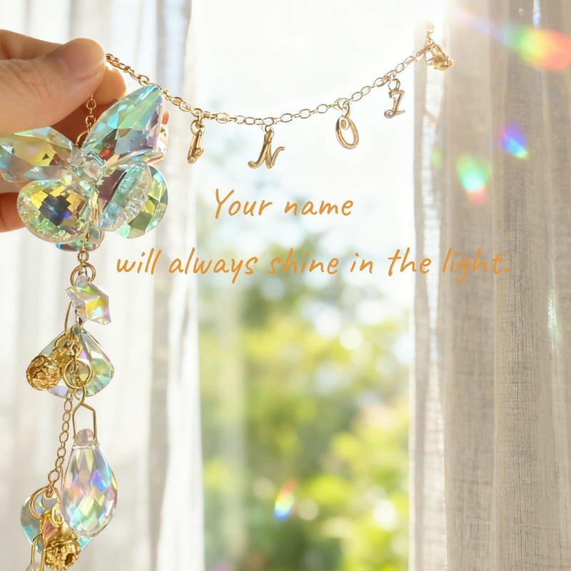 Vintage Crystal Sun Chime - Etsy