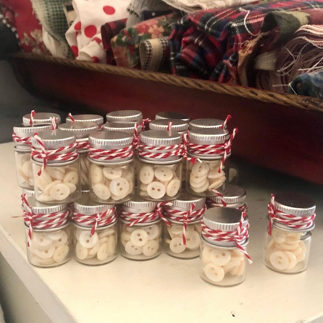 Mini Jar of Buttons Festive Bestseller - Etsy